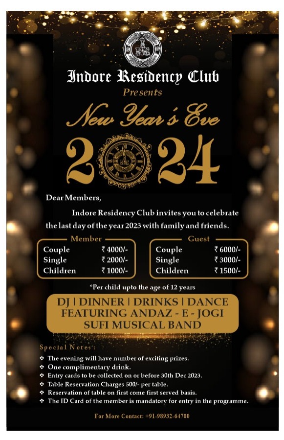 Indore Residency Club (IRC)